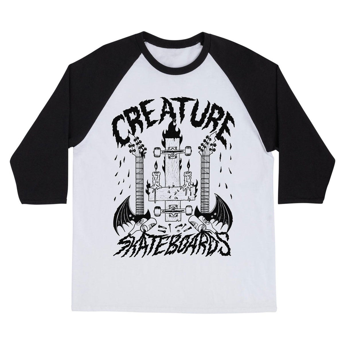 Creature "Listen To" 3/4 Sleeve – Cal Skate Skateboards