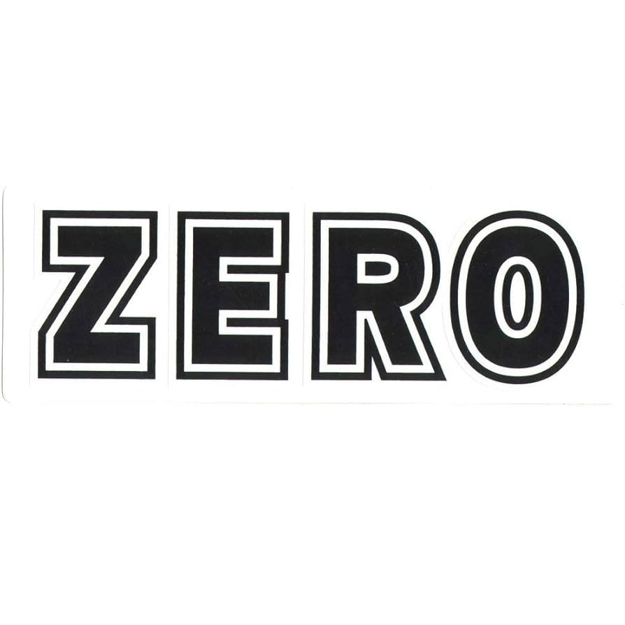 Zero Skateboards "Logo" Sticker – Cal Skate Skateboards