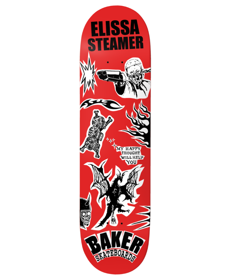 Baker Skateboards "Elissa Steamer- Devine Evil" 8.0" Deck – Cal Skate ...