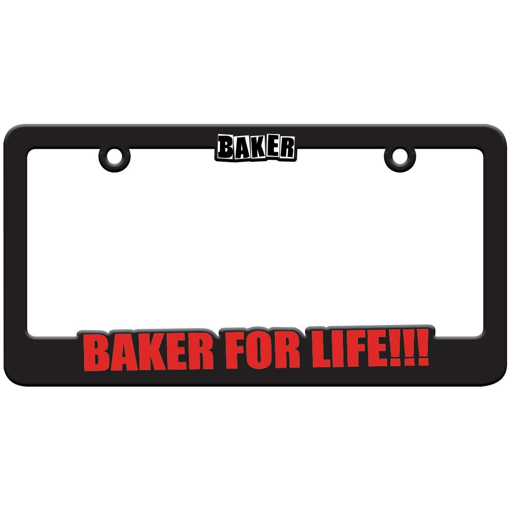 Baker Skatebords "Baker For Life" License Plate Cover – Cal Skate ...