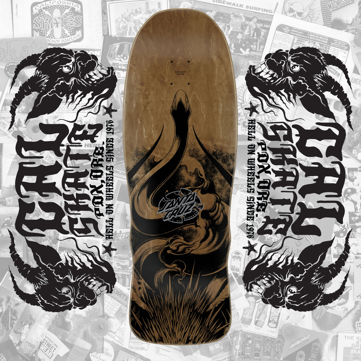 Santa Cruz "Erick Winkowski- Primordial Shape" 10.35" Deck – Cal Skate ...